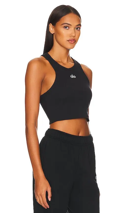 Alo Yoga Aspire Tank - Black & White | Editorialist